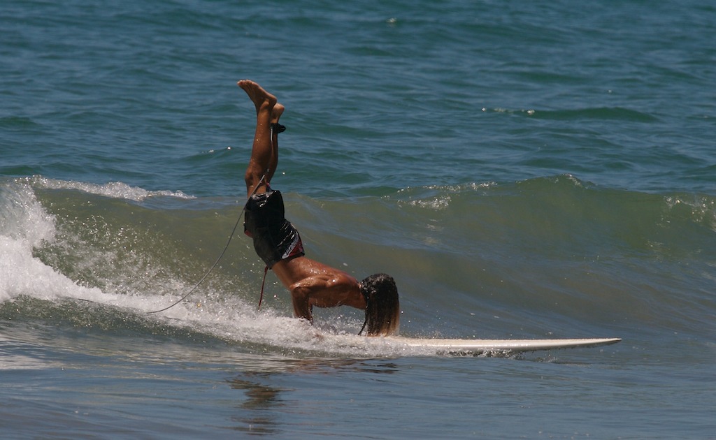 Surfing Acrobatics at Playa Samara